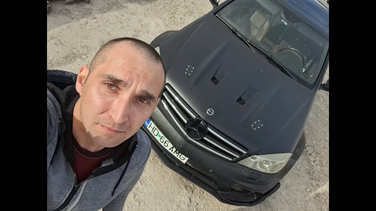 Mercedes C63 Black Series CLONE (C220D) Wide Body Kit - YouTube