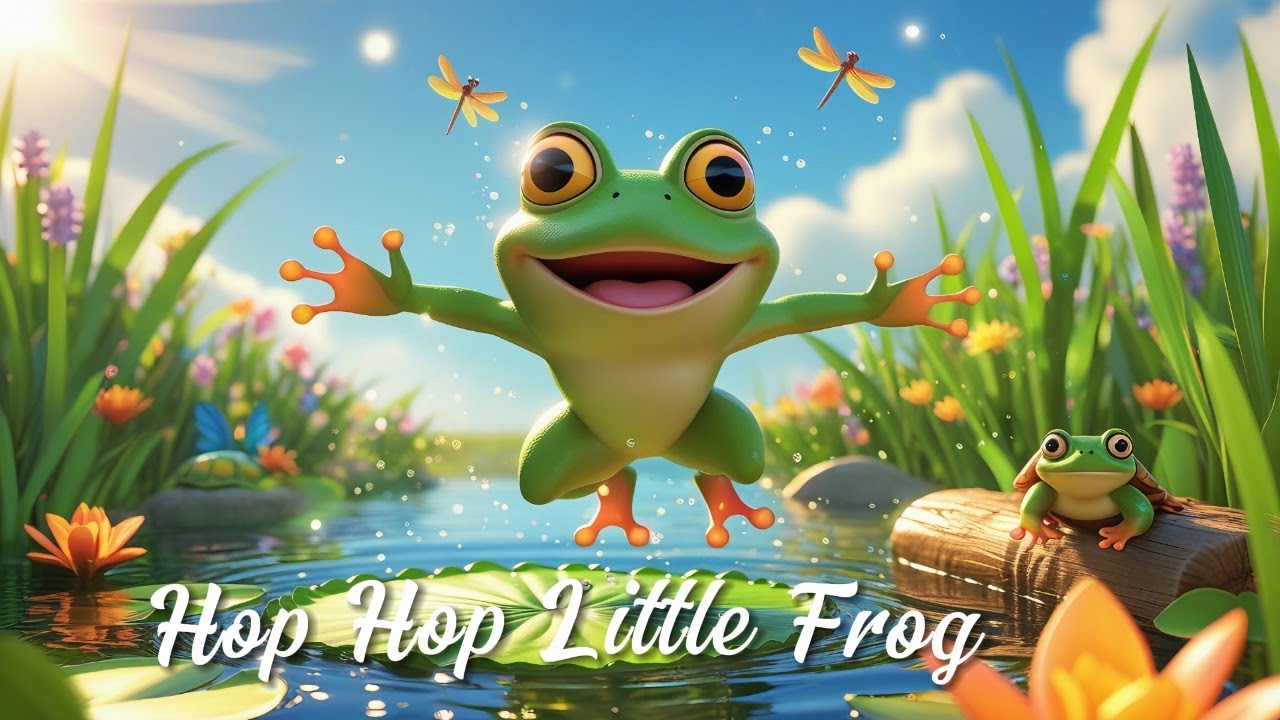Hop, Hop, Little Frog! – A Fun & Magical Nursery Rhyme for Toddlers ...