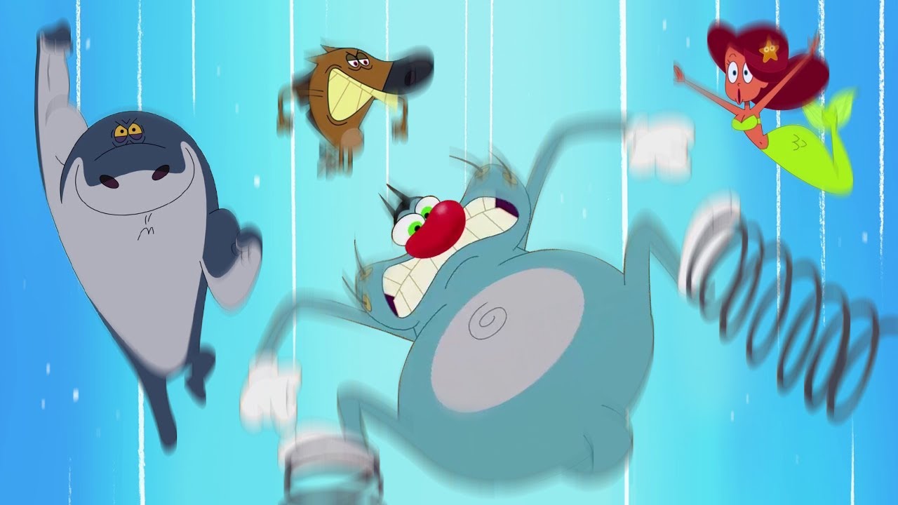Oggy And the Cockroaches and Zig & Sharko | THE FALL | A Xilam Series ...