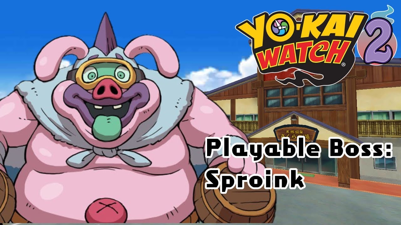 Playable Boss: Sproink | Yo-kai Watch 2 Mod - YouTube