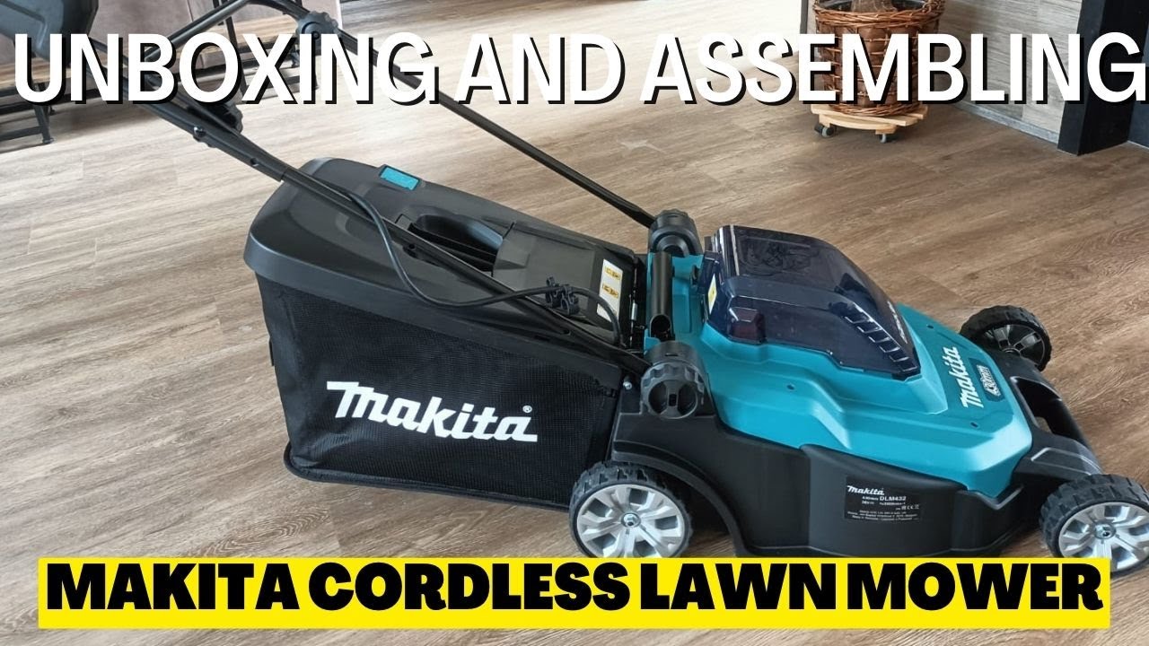 Makita DLM432 Cordless Lawn Mower | Unboxing & Assembling | Shiela Piet ...