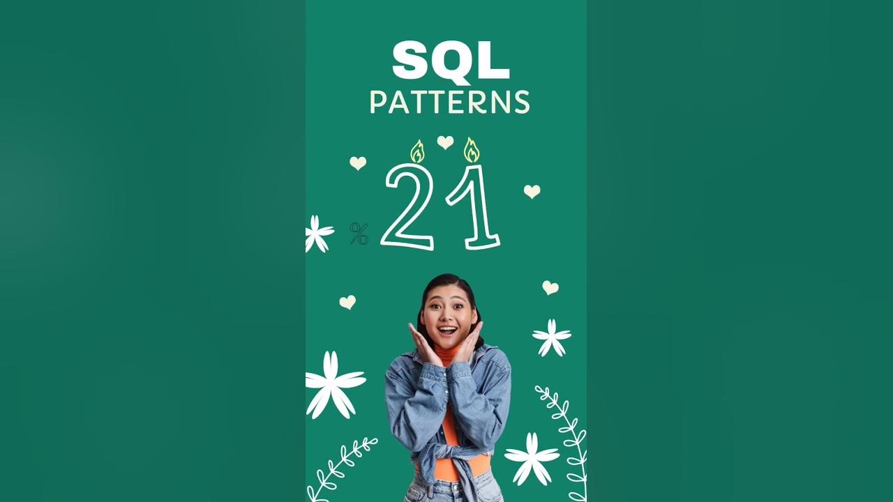Sql Patterns For Beginners Shorts Sqlbasics Youtube