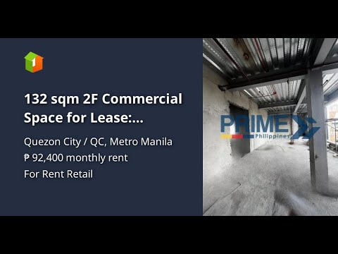 132 sqm 2F Commercial Space for Lease: Maginhawa, Quezon City. - YouTube