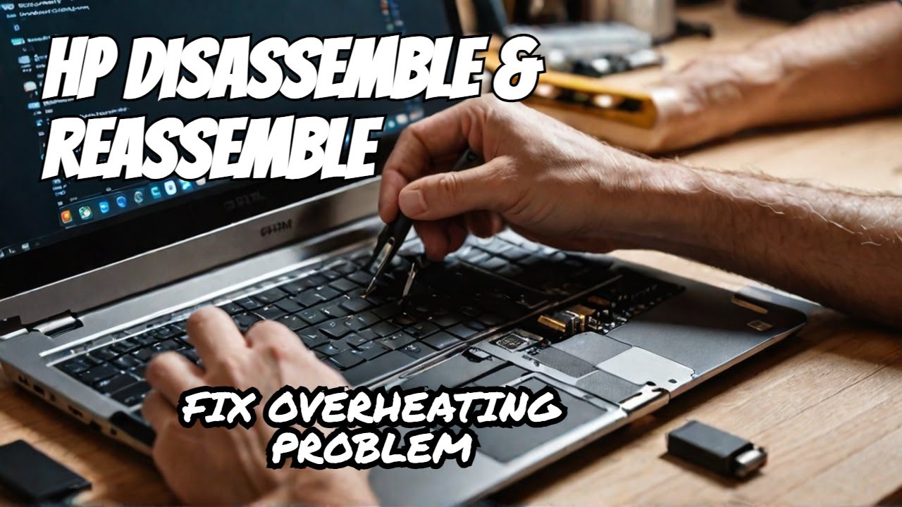 HP Laptop Dissembling & Assembling Step by Step - Fix Overheating issue ...