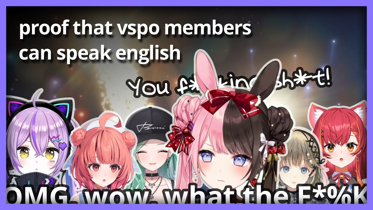 definitive proof that vspo members can speak english [VSPO!] - YouTube