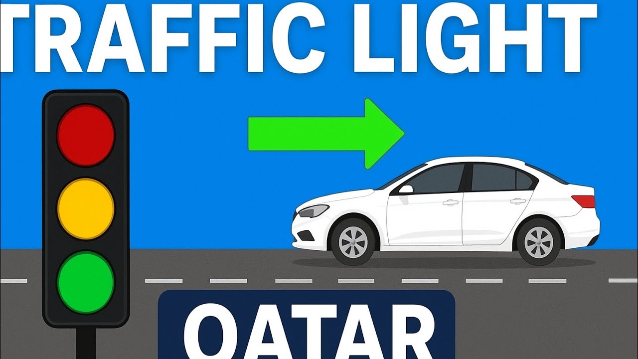 Qatar Traffic Signals Explained | Driving Test Tips for Beginners - YouTube