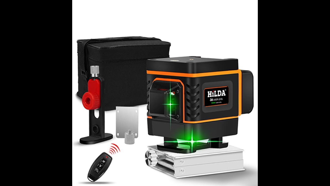 Hilda laser level 16 lines 4D high precision automatic line green beam ...