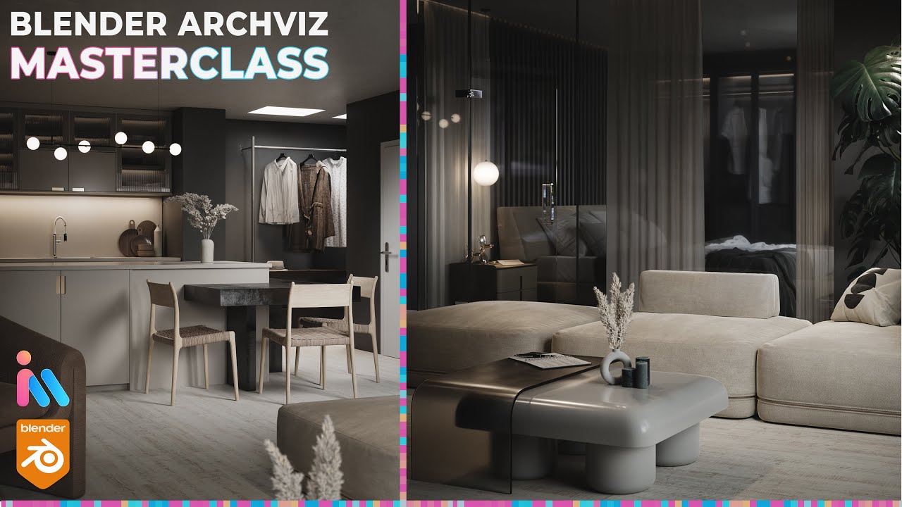 Blender Archviz Masterclass Archvis Tutorial 3 Guide Youtube
