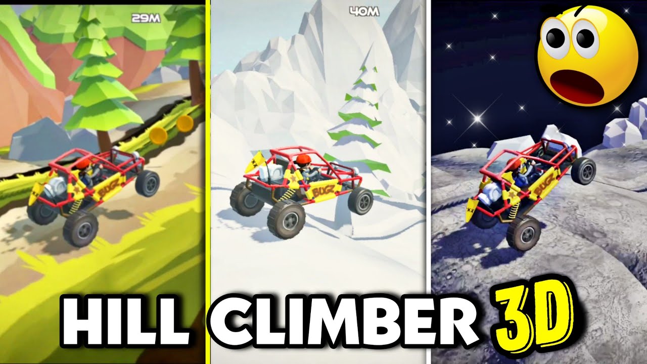 Hill Climb Racing 3d × Hill Climber 3d - @GameOnBudget - YouTube
