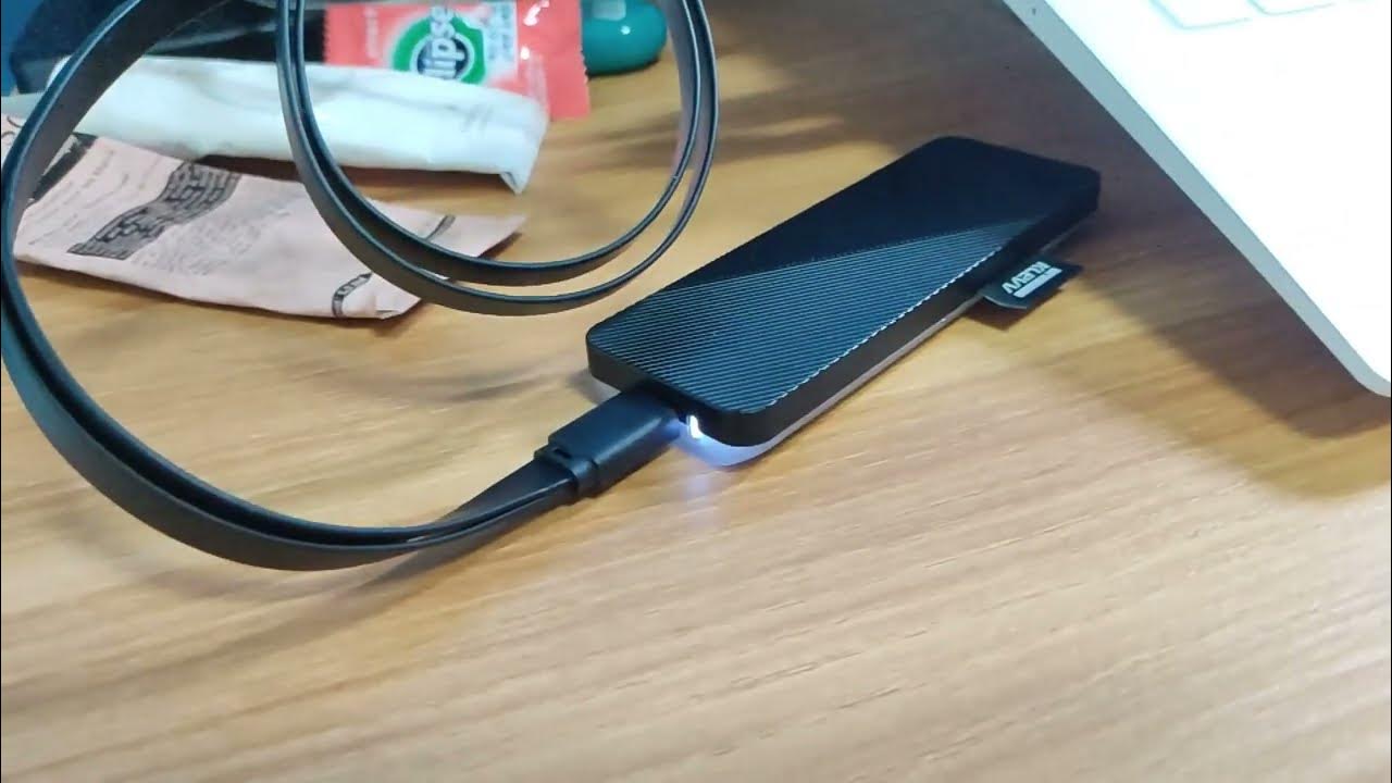[광고] ESSENCORE KLEVV R1 Portable SSD1TB 벤치마킹 테스트 - YouTube