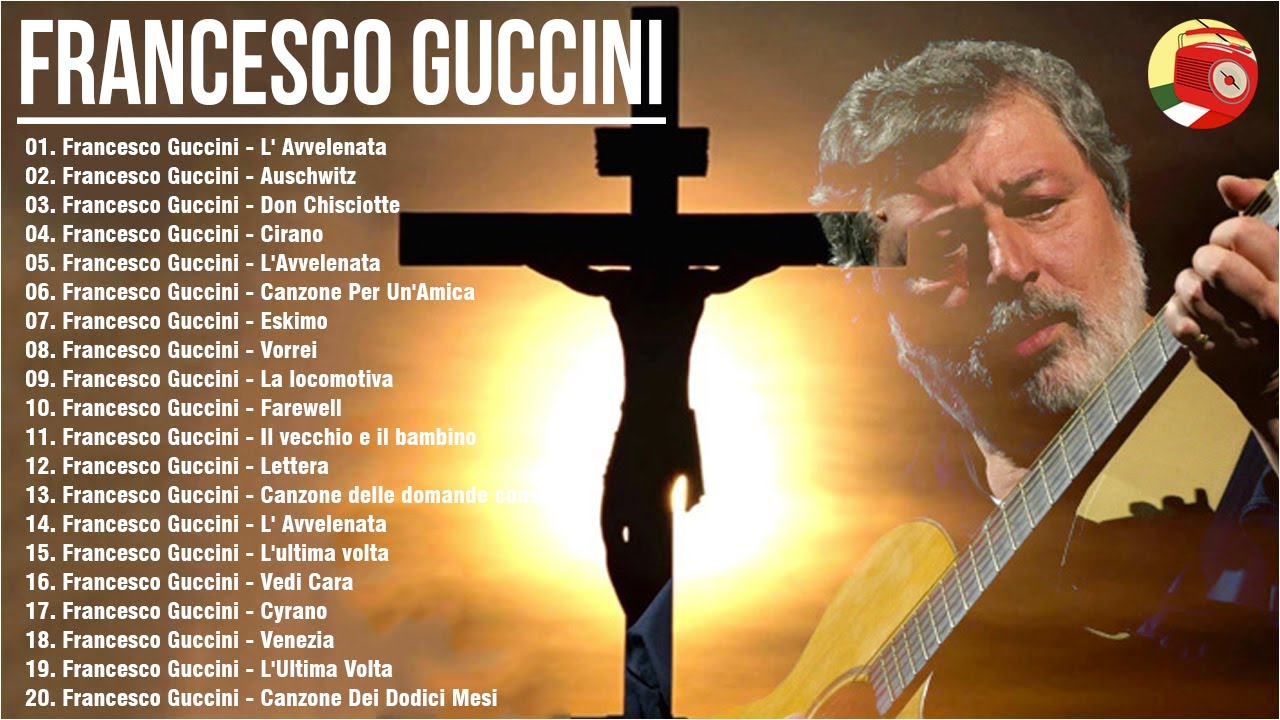 Le migliori canzoni di Francesco Guccini - I grandi successi dei ...