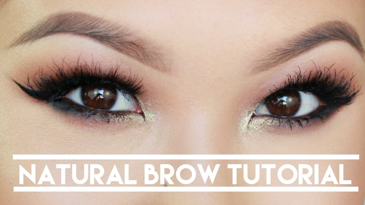 Natural Brow Tutorial - Updated Routine | MARLA NYAMDORJ - YouTube