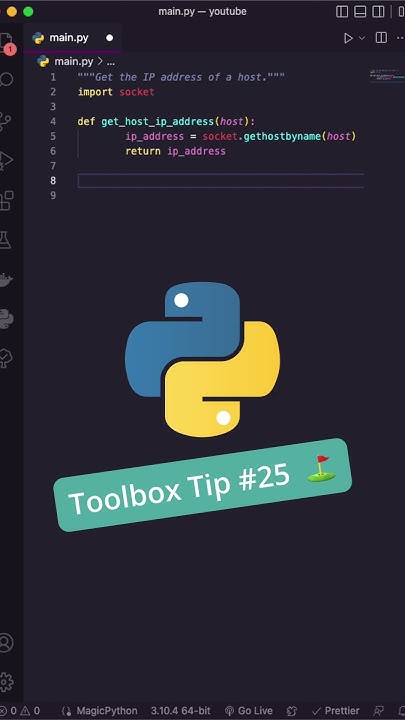 Learn How To Get Host Ip Address Easily With Socket In Python Techeducation Pythonprogramming