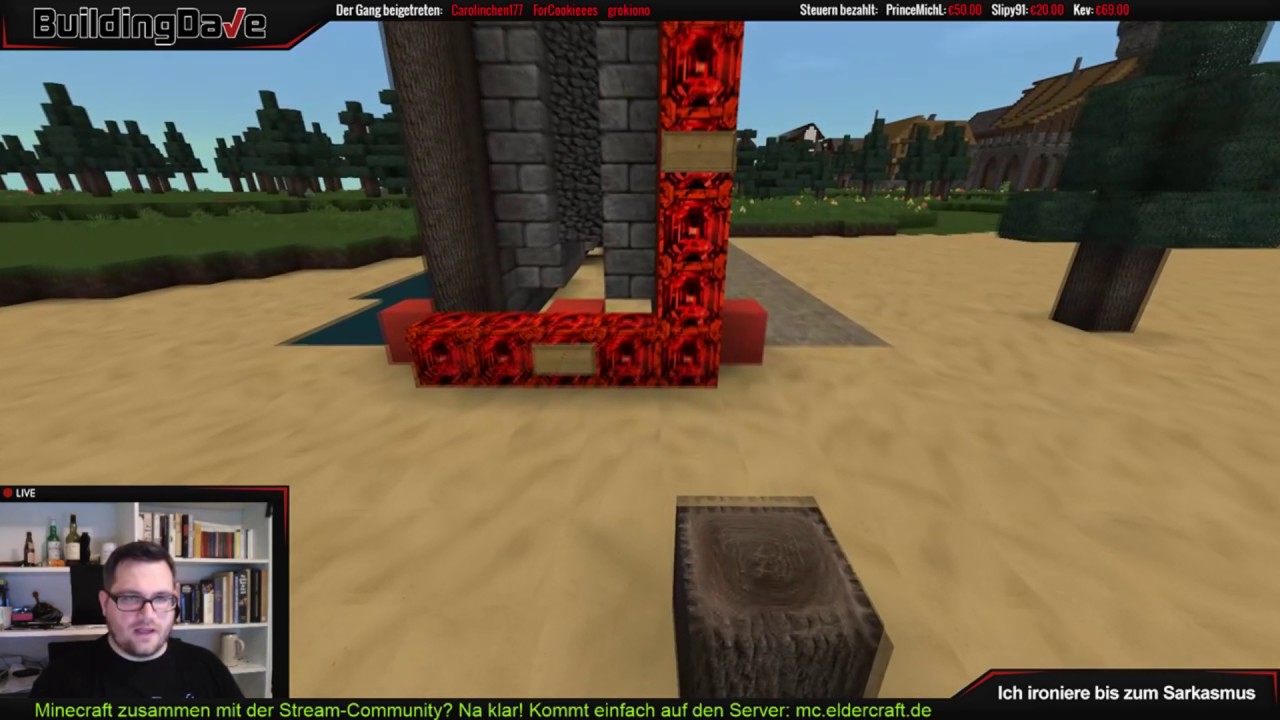 Minecraft Servervorstellung Stadt s049 Jamestown auf ElderCraft - YouTube