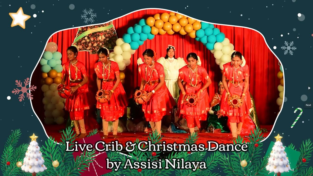 Live Crib & Christmas Dance by Assisi Nilaya | Christmas Tree 2023 ...