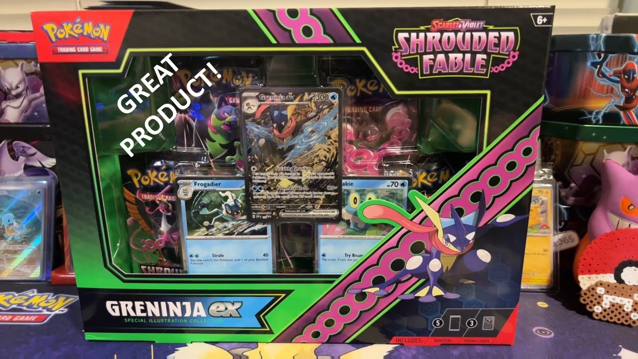 Shrouded Fable Greninja ex Special Illustration Collection Box! - YouTube