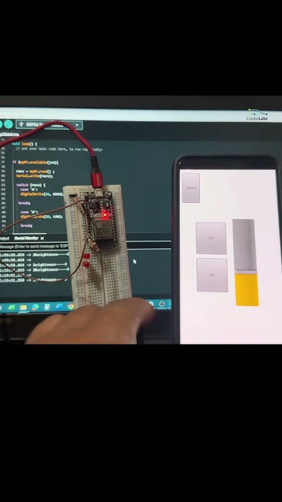 Quick Esp32 Demo Remote Control Light Using Phone Bluetooth Youtube