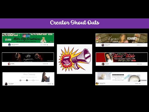 Creator Shout Outs - YouTube