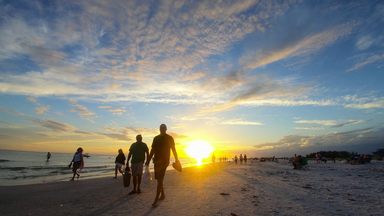 Sunset Time Lapse, Lido Beach - YouTube
