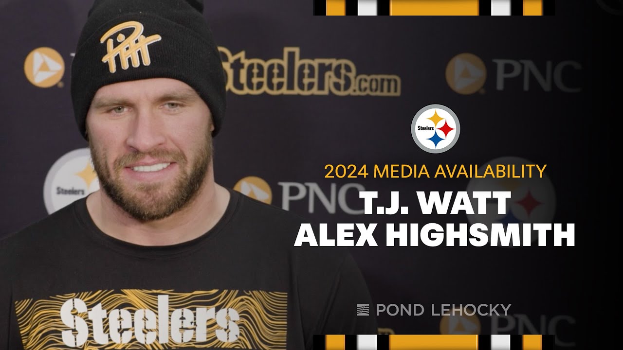 T.J. Watt, Alex Highsmith Media Availability (Dec. 19) | Pittsburgh ...