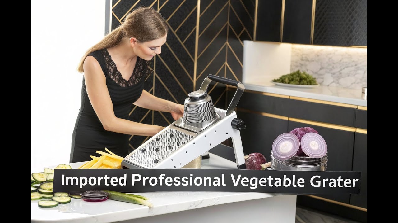 Imported Professional Vegetable Grater – Grate in Style - YouTube