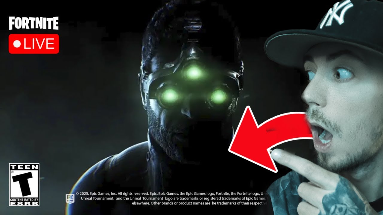 🔴LIVE - NEW SPLINTER CELL X FORTNITE *COLLAB* Coming SOON! #epicpartner ...