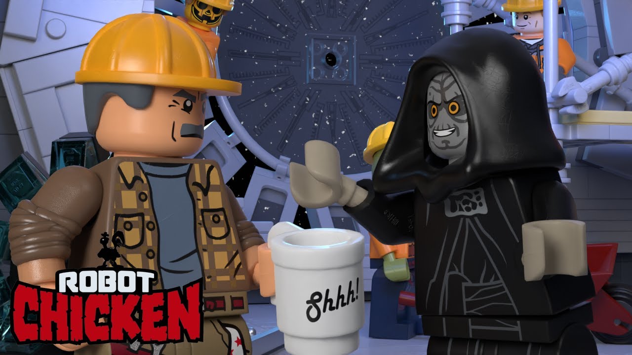 Death Star Under Construction- Lego Robot Chicken - YouTube