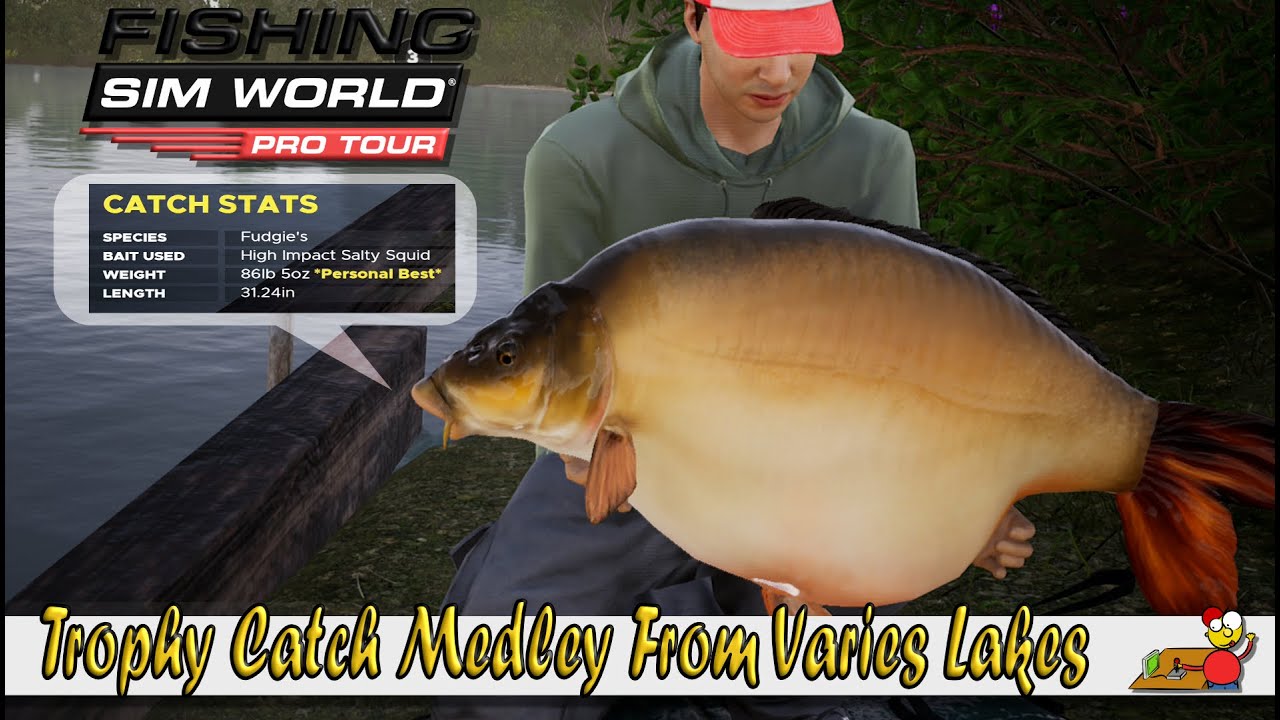 Fishing Sim World Pro Tour Trophy Fish Medley - YouTube