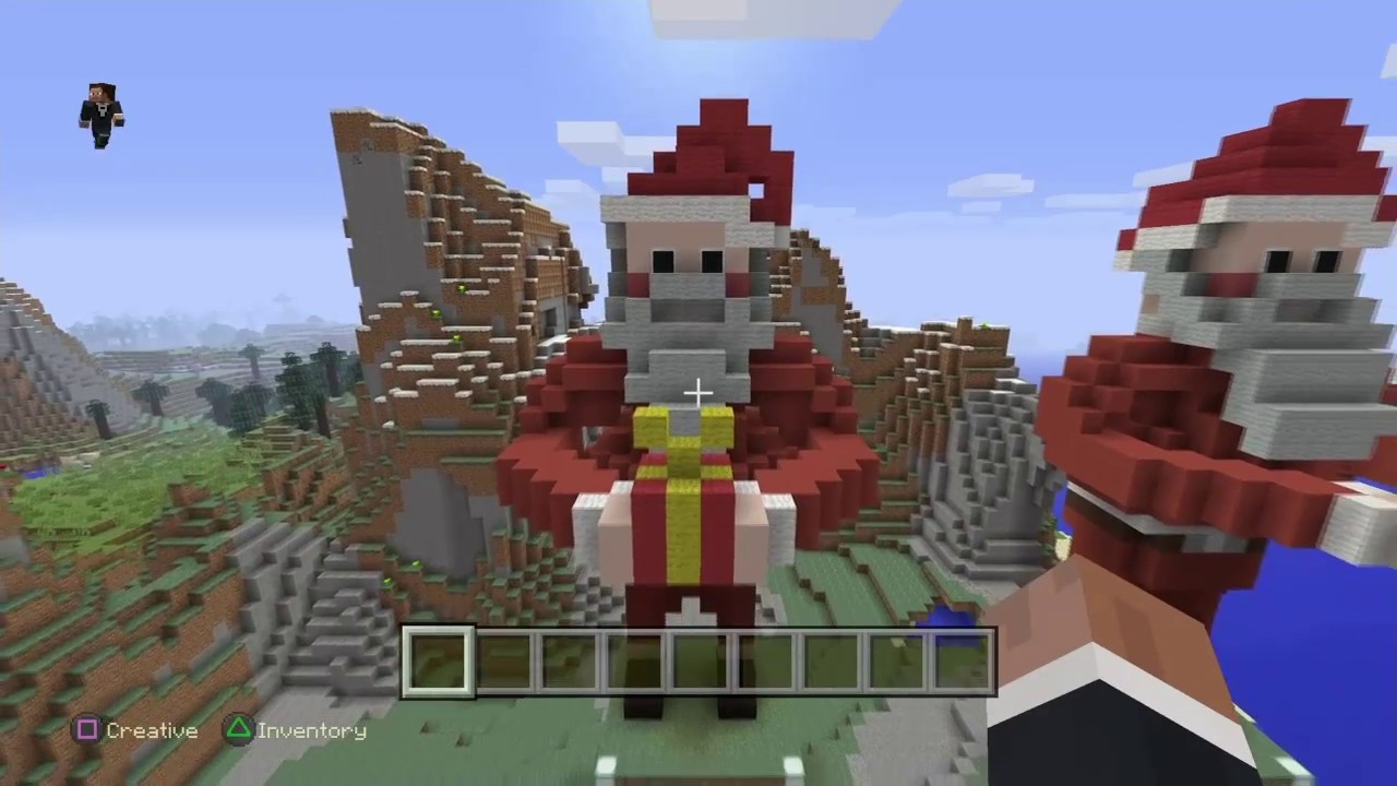 How to build Santa Clause in MineCraft - YouTube