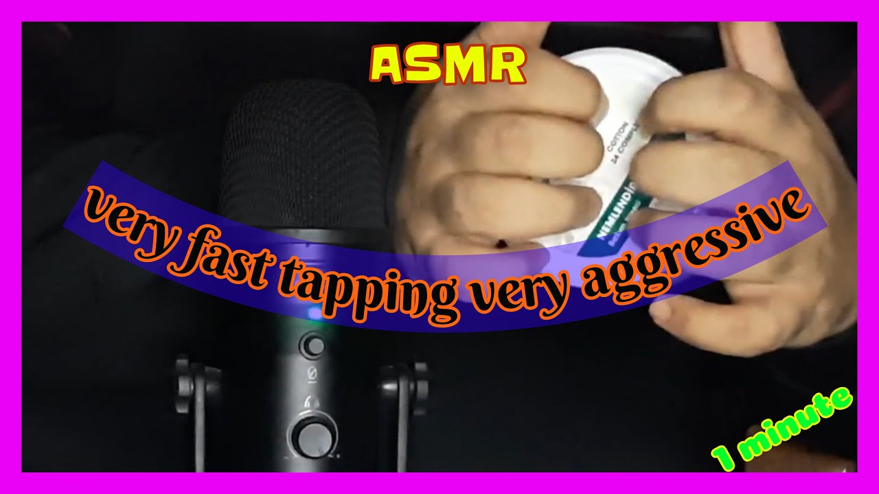 ASMR 1 minute fast and aggressive & AsMr TAP and scratching - YouTube