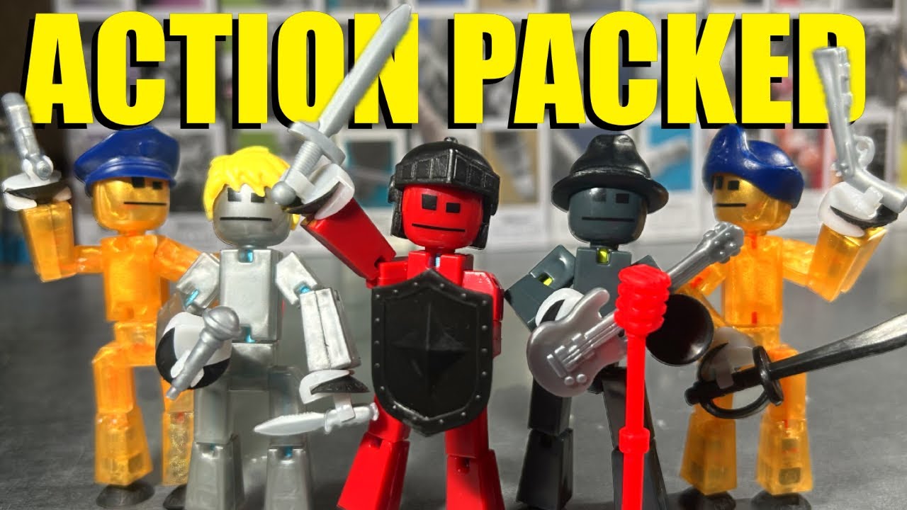 Literally game changing | Stikbot Action Packs series 1 unboxing and ...