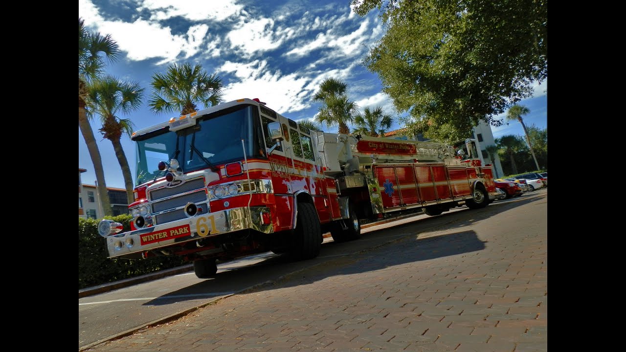 Florida Fire Trucks Responding