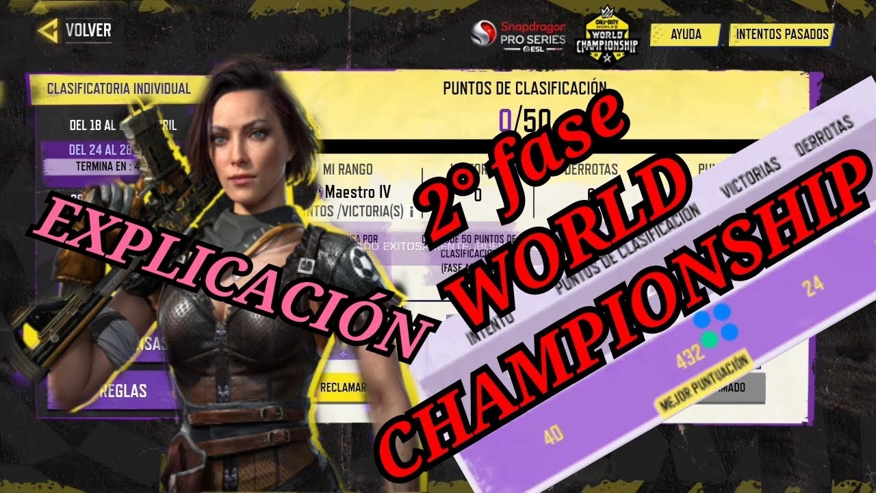 WORLD CHAMPIONSHIP 2024 CODM - explicación completa - call of duty ...