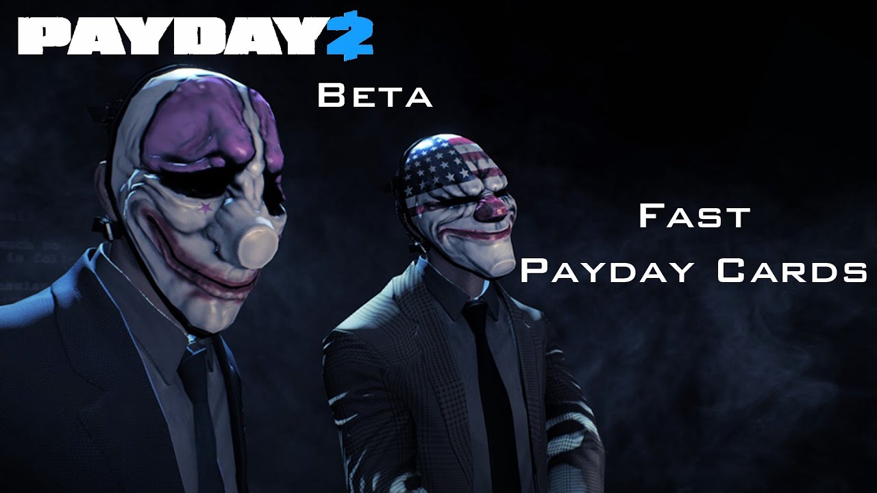 Payday 2 How To Earn Payday Cards Fast - YouTube
