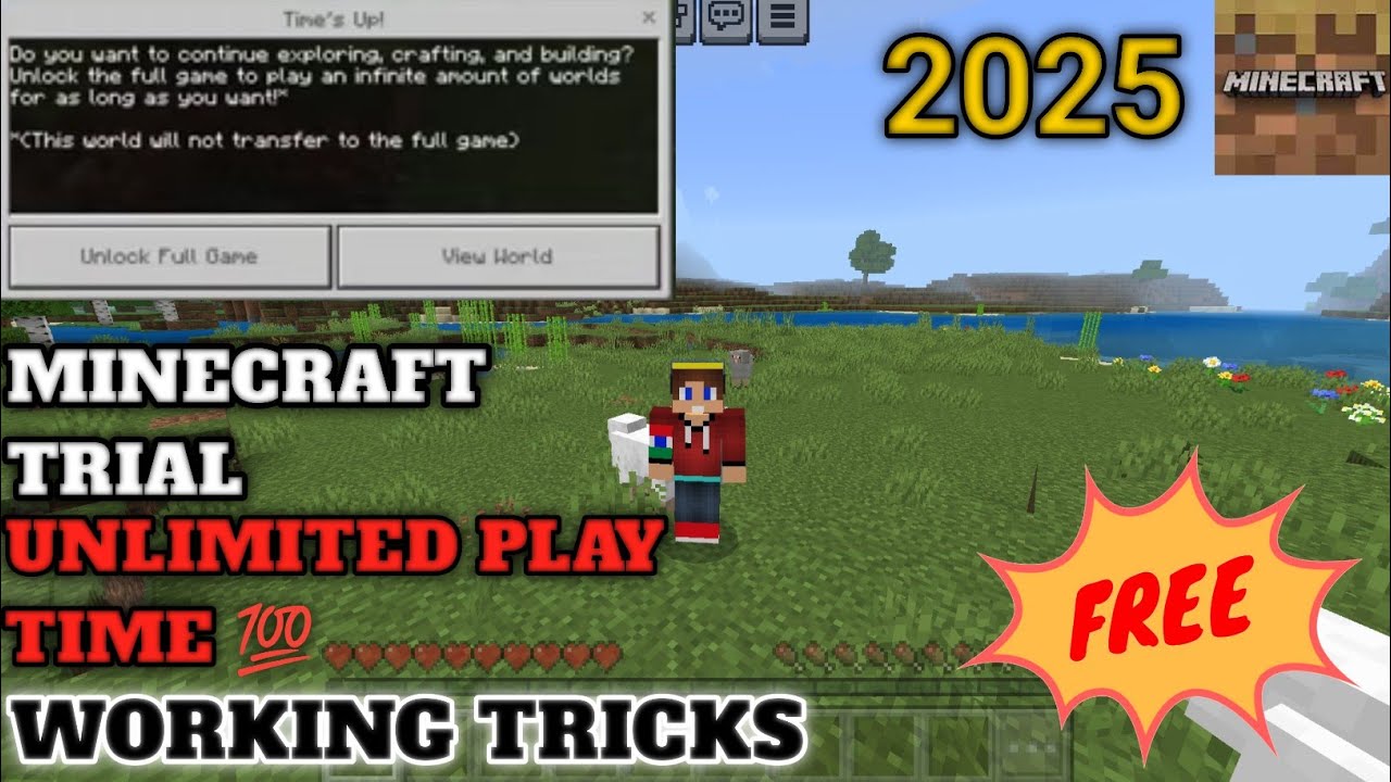 How To Play Minecraft Trial UNLIMITED TIME! - YouTube