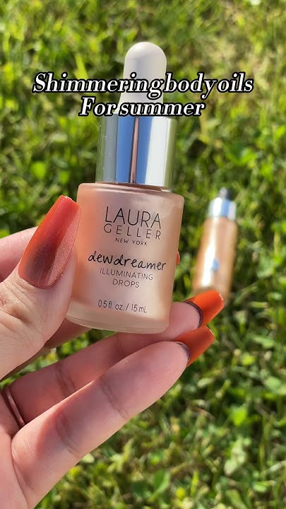 Top 3 Shimmering Body Oils for Summer ☀️ follow if you love glitter #glowymakeup - YouTube
