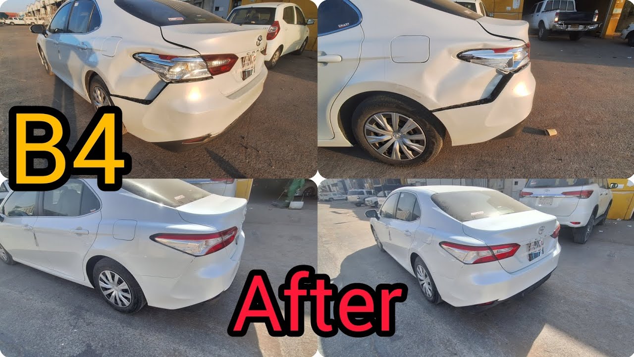 #TOYOTA CAMRY HYBRID#QUARTER PUNNEL REPAIR#NO PAINT#NO FILLER#PINOY CAR ...