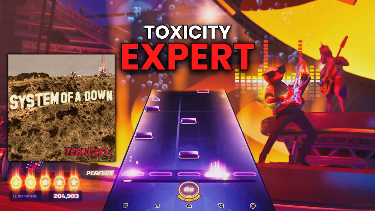 Fortnite Festival - "Toxicity" Expert Lead 100% FC (233,570) - YouTube