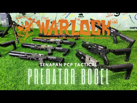 SENAPAN PCP PREDATOR WARLOCK HUNTERS TACTICAL BOGEL LIPAT TERBARU - YouTube