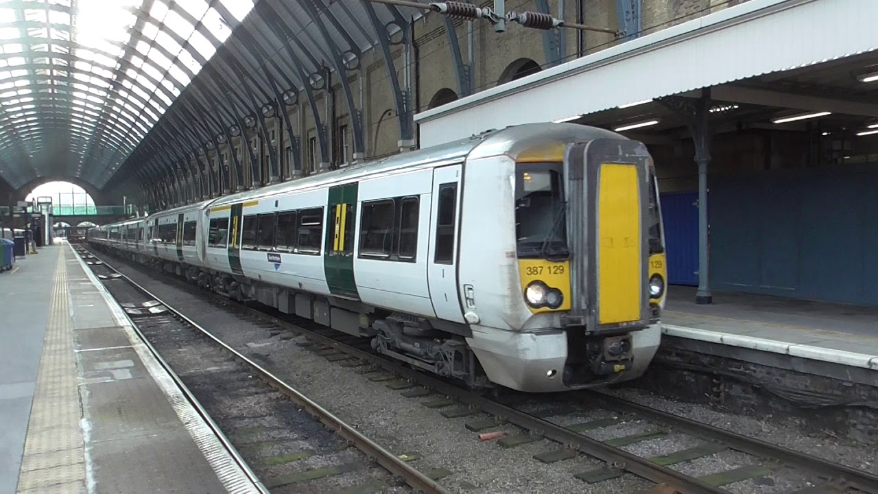 Great Northern Class 387 129-387 128 Departure London King's Cross for ...