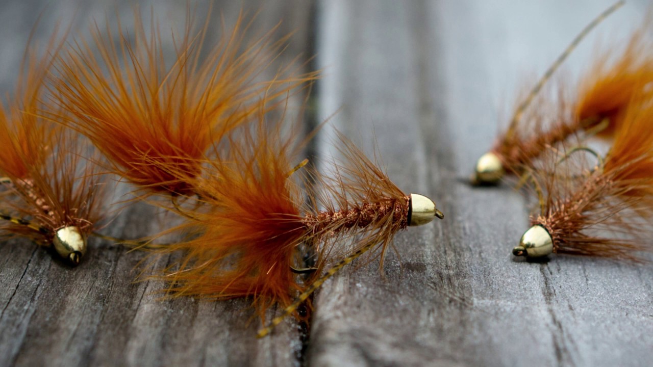 Brown Woolly Bugger Fly - YouTube