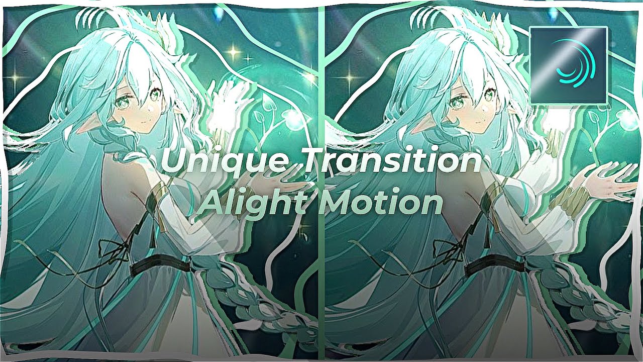 UNIQUE TRANSITION TUTORIALS | ALIGHT MOTION - YouTube