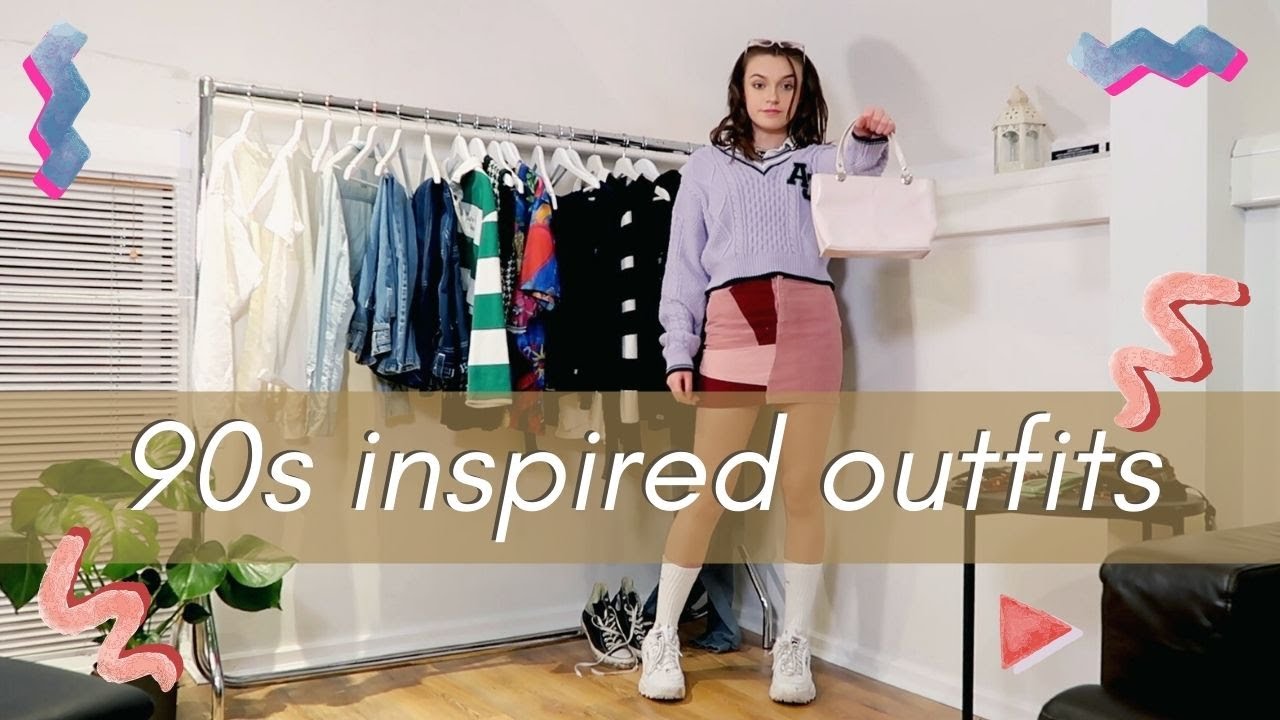 90s INSPIRED OUTFITS | Retro Lookbook 2021 - YouTube