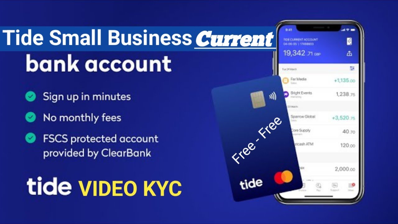 How to tide Smart Business Current Bank Account Open? KYC घर बैठे ...