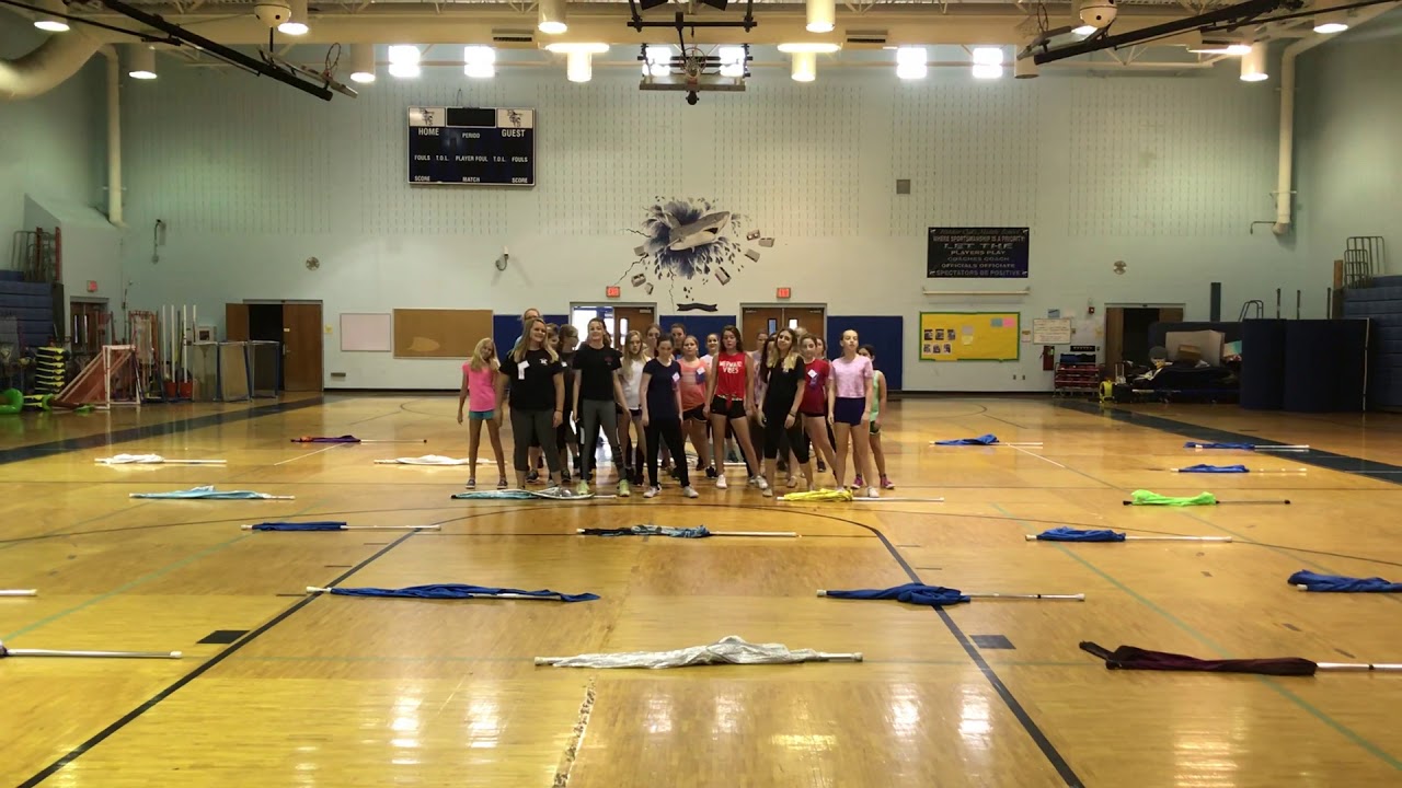 Color Guard Camp- 5 - YouTube