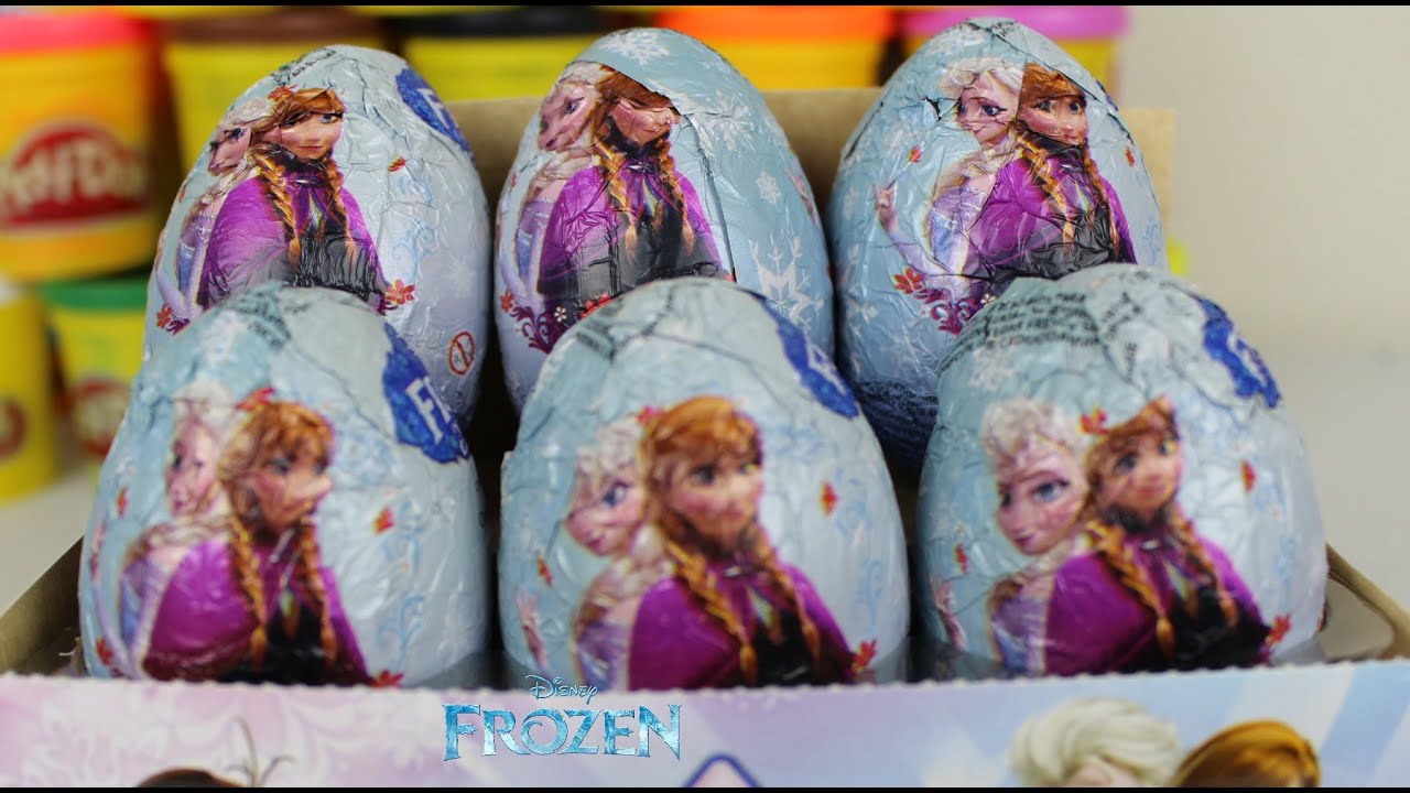 Disney Frozen Kinder Surprise Eggs| Chocolate Surprise Eggs - YouTube