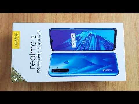 REALME 5 UNBOXING CRYSTAL BLUE - YouTube