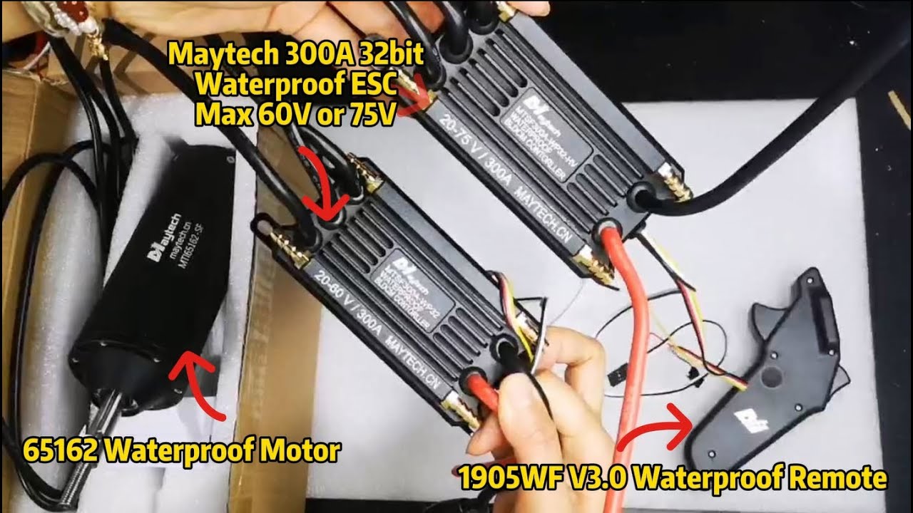 What are advantages of Maytech 300A 32bit Waterpoof ESC and V3.0 Remote ...