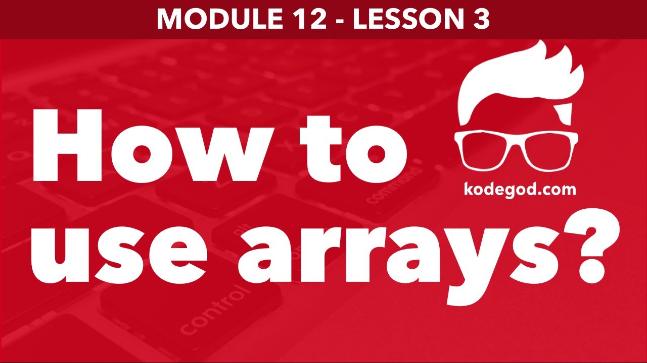 Module 12 Lesson 3 Accept Array Elements And Reprint Learn Programming Youtube 7923
