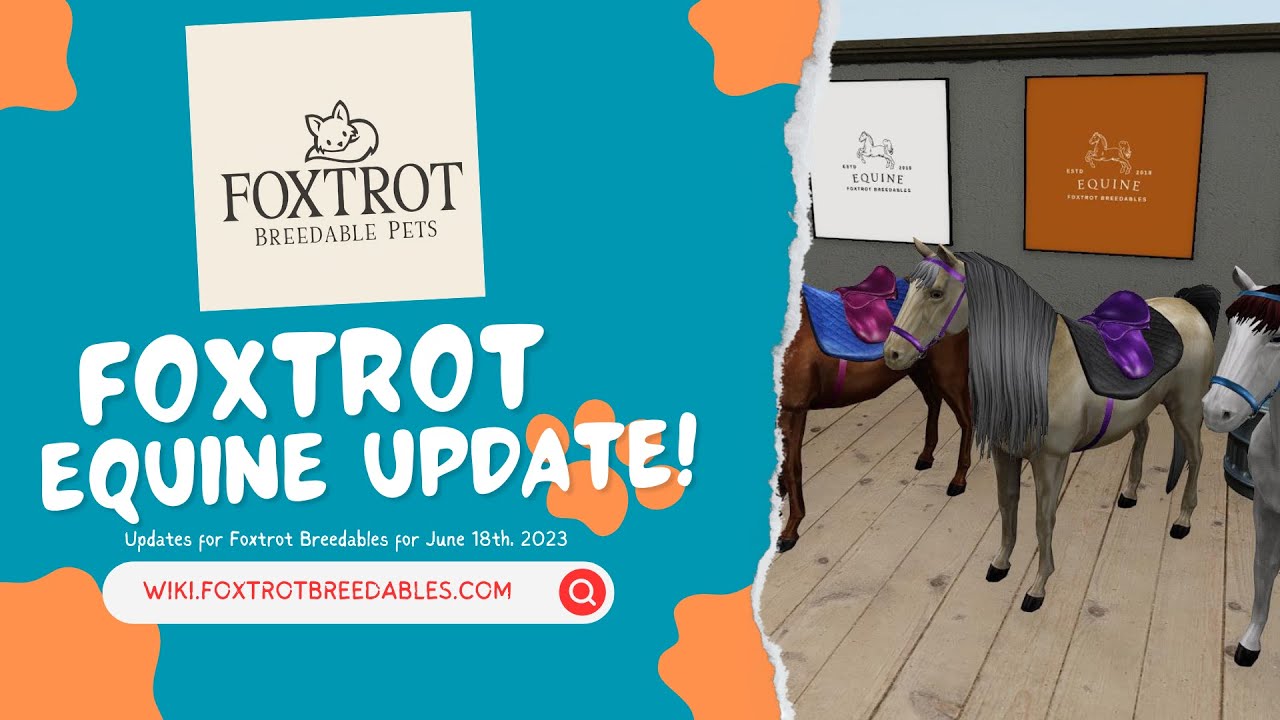 Foxtrot Equine Horses Features! - YouTube